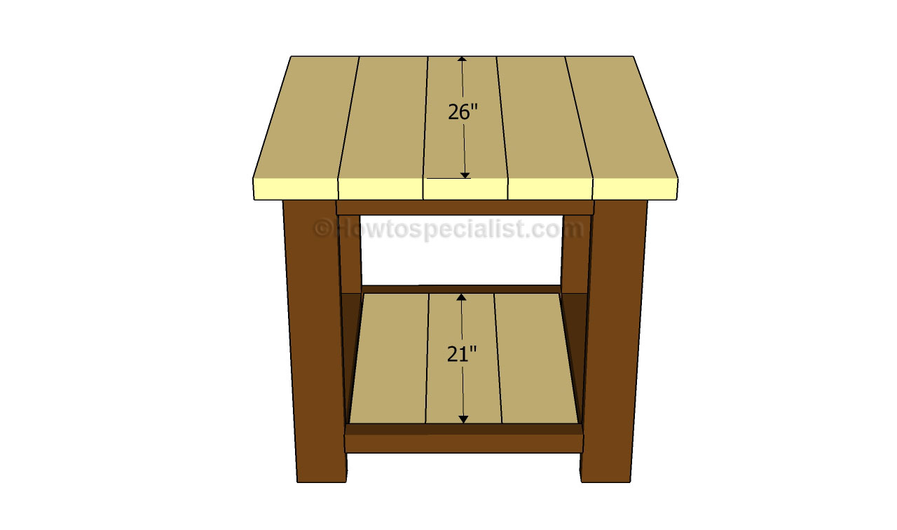End Table Plans HowToSpecialist How To Build Step By Step DIY Plans End Table Plans HowToSpecialist How To Build Step By Step DIY Plans